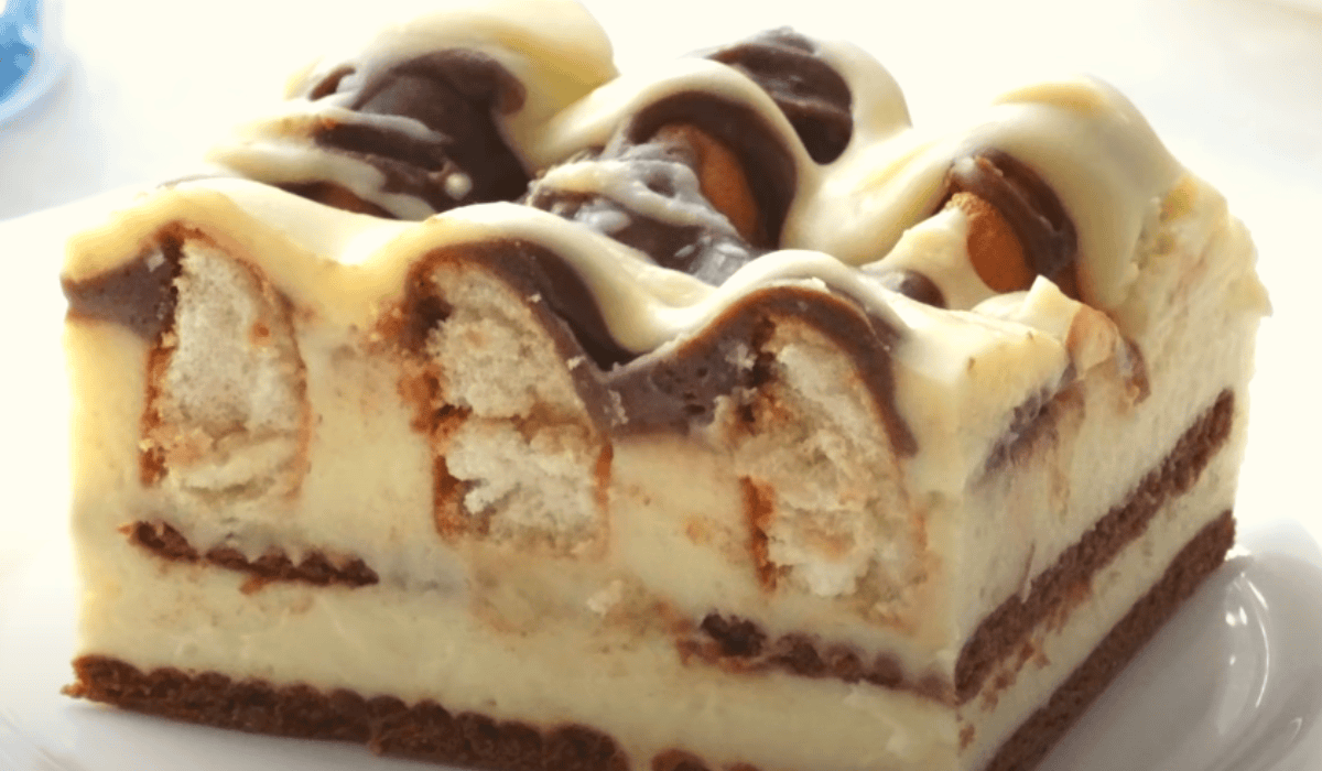 Efektowne ciasto bez pieczenia Góra Lodowa. Szybkie i proste do zrobienia